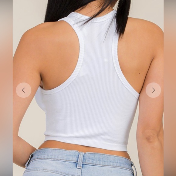 Tops | Basic Ribbed Crop Tank | Poshmark